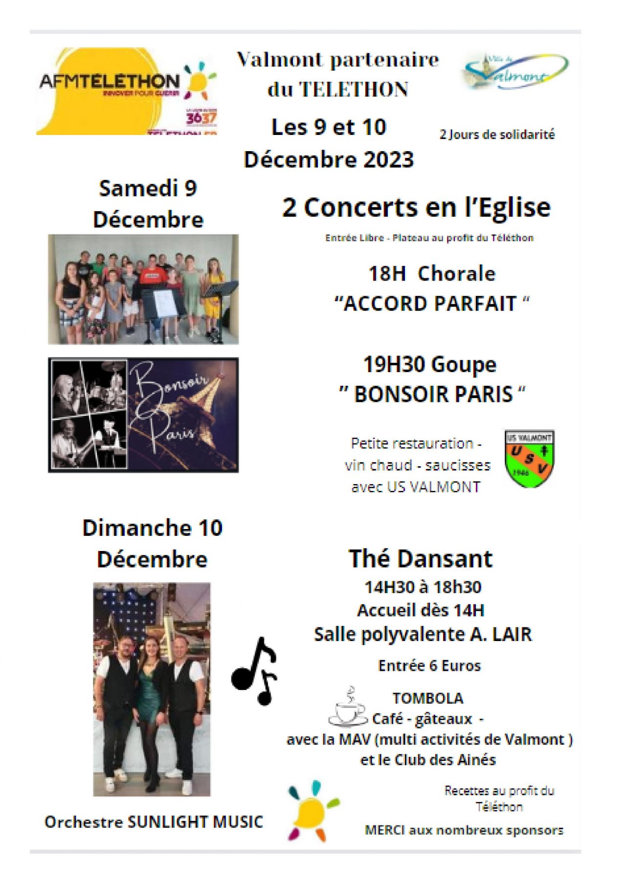 Téléthon à Valmont - Mairie de Valmont